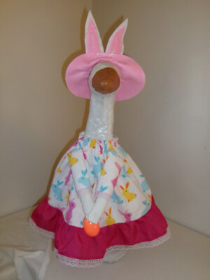 Best dressed goose geese clothes outfits 25-27" LARGE Easter dress 290 ...