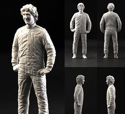 Craft 10 1/20 Scale ALAIN PROST Renault Resin Driver Model + Race Suit ...