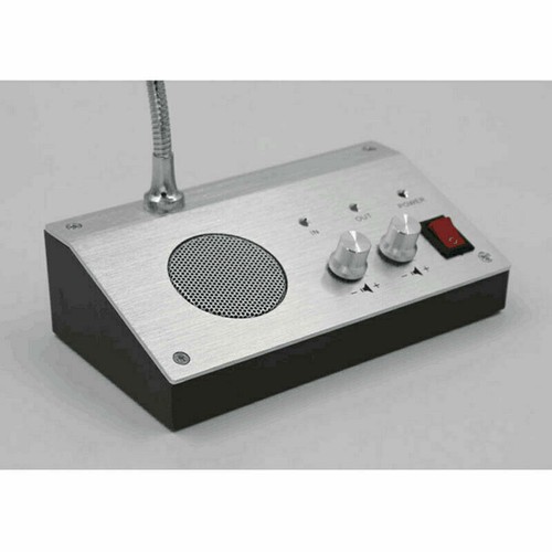 2 Way Audio Window Glass Counter Intercom Speaker Hospital Bank Store ...