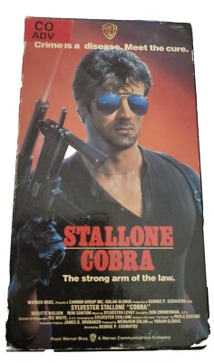 Sylvester Stallone Cobra VHS 1986 Brigitte Nielson Warner Bros ...