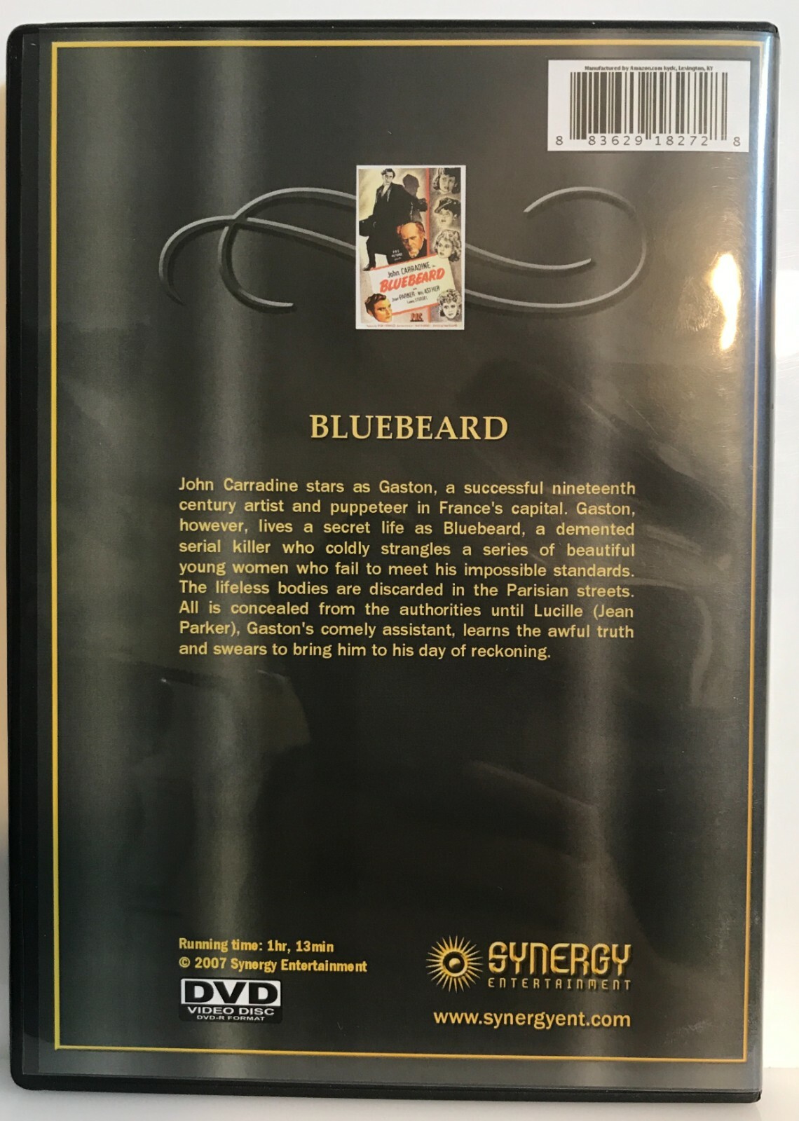 Bluebeard (DVD 1944 Synergy Entertainment) John Carradine Jean Parker ...