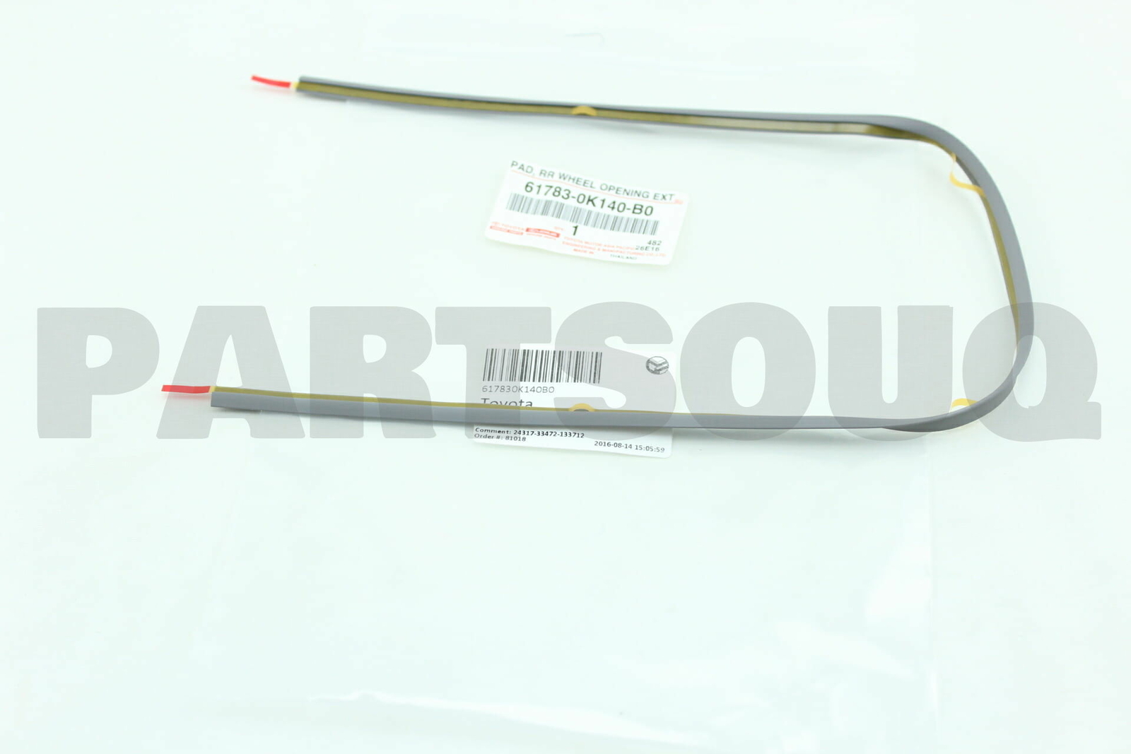 617830K140B0 Genuine Toyota PAD, REAR WHEEL OPENING EXTENSION, NO.2 | eBay