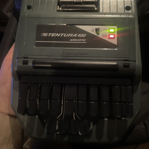 Stentura 400 Stenograph Electric Court Reporting Machine with bad ribbon | eBay
