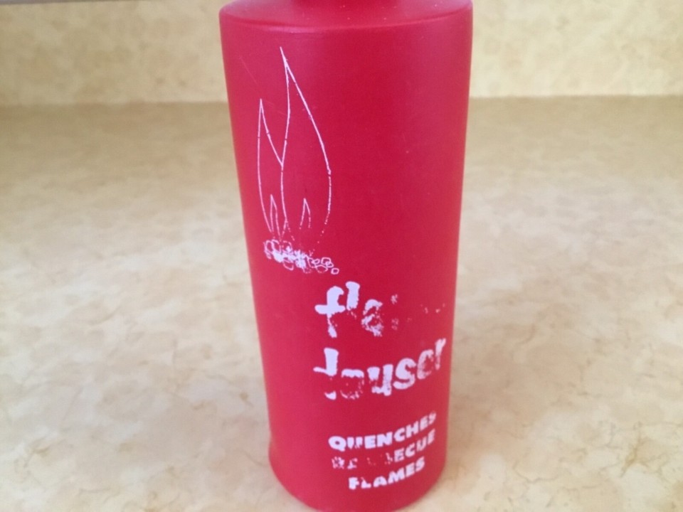 Vintage BBQ Grill Red White Plastic Water Bottle Flame Douser DD63) | eBay