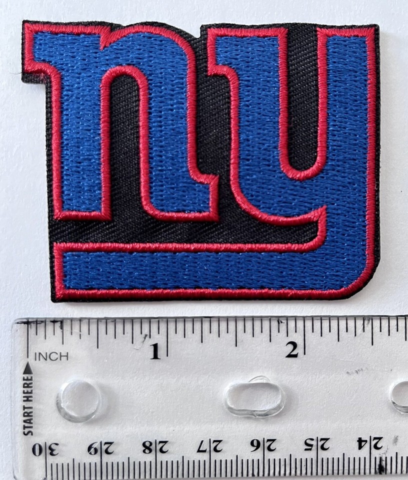 NEW YORK GIANTS EMBROIDERED IRON ON PATCH 2 1/2” X 2 1/2” FREE SHIPPING ...