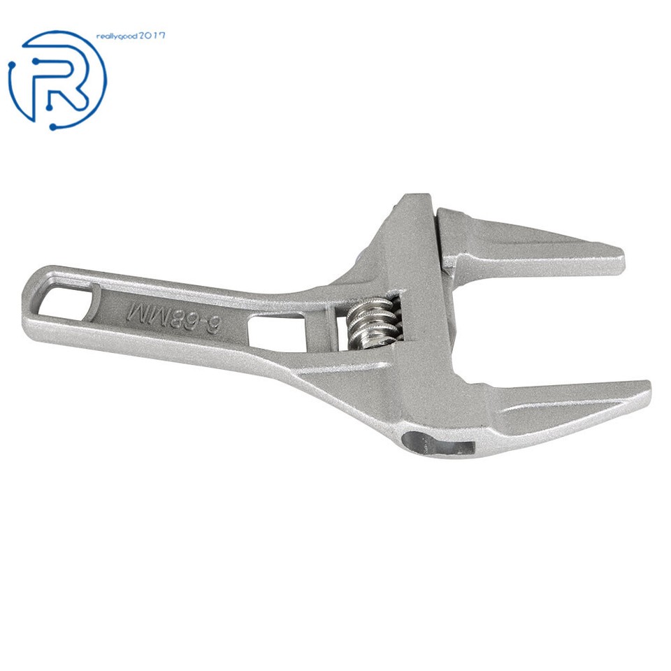 US 6-68mm Wide Adjustable Large Spanner Wrench Hand Nut Opening Pipe ...