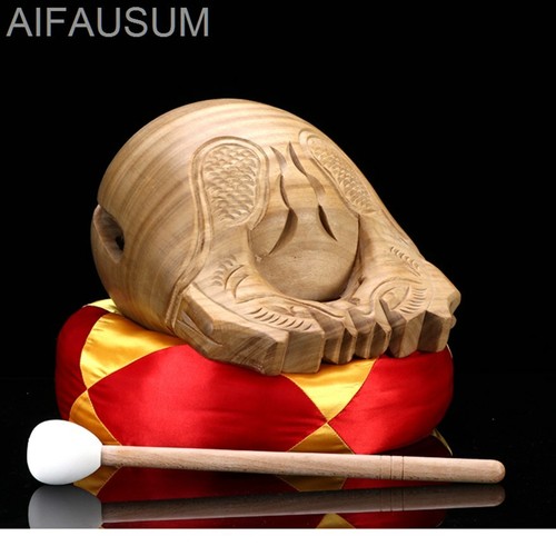 15cm 6" Taiwan Mokugyo Wooden Fish Muyu Guilan Carved Buddhist monk Zen ...