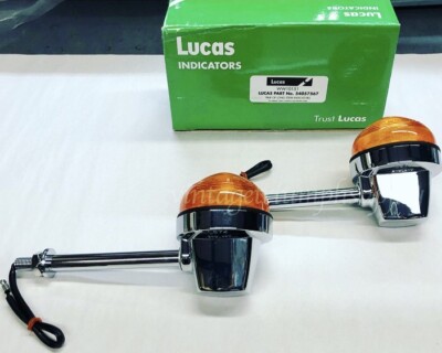Triumph Lucas Blinkers Turn Signals Long Stem | 56606LL | Aftermarket ...