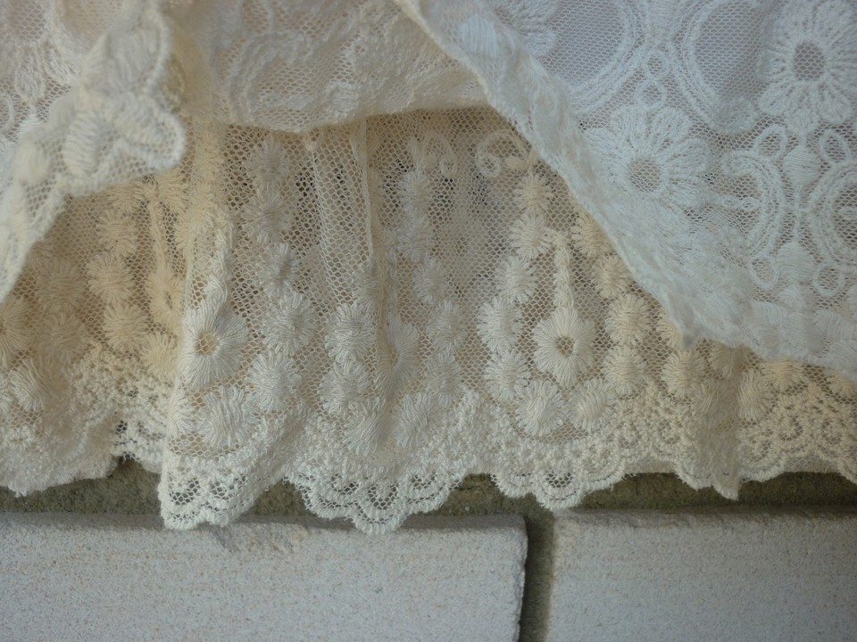 Flower Girl Pearl Lace Vintage Princess Dress Wedding Party with free ...