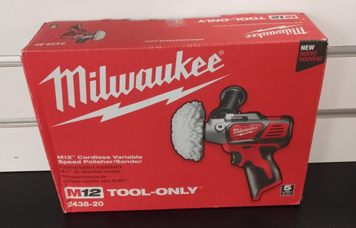 (MA2) Milwaukee 2438-20 M12 Variable Speed Polisher/Sander (Tool Only ...