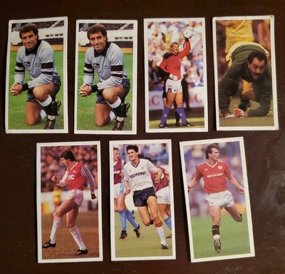 7 X 1988 Barratt Football Candy Sticks 7 FOOTBALL Players Cards | eBay