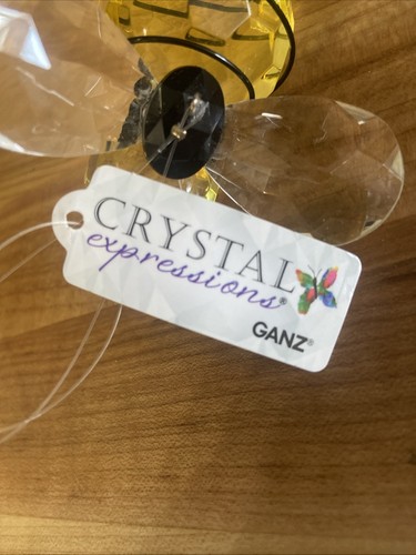 NWT Ganz Crystal Expressions Acrylic Queen Bee Ornament Suncatcher 3" x ...
