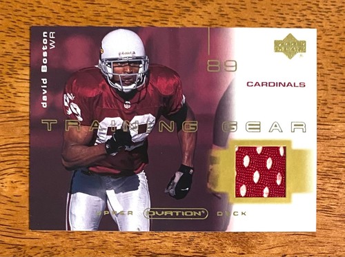 David Boston 2001 UD Ovation Training Gear Jersey Arizona Cardinals | eBay