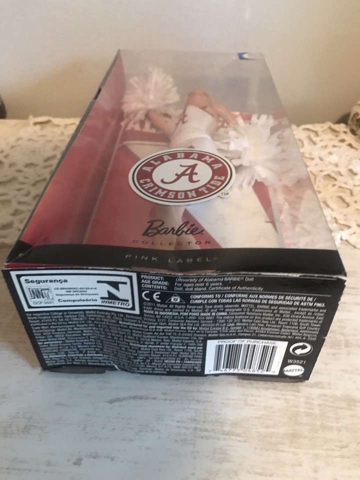 Alabama Crimson Tide Barbie Cheerleader | eBay