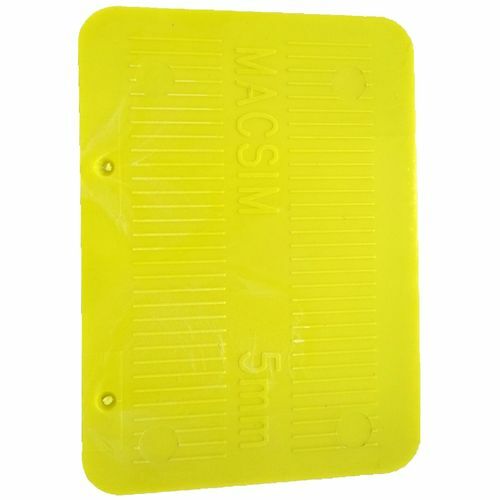 Macsim Fasteners 72 x 100 x 5mm Yellow Half Shim - 4 Pack | eBay Australia