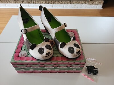 Hot Chocolate Design - Fuzzy Panda Shoes - New - Size 8 - Cute Fun ...