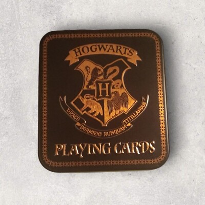 Harry Potter Wizarding World Hogwarts Playing Cards Tin Paladone NEW ...