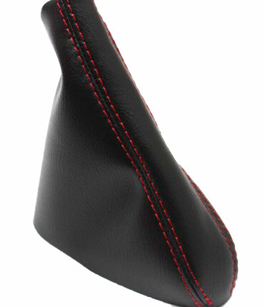 Fits 92-99 BMW E36 318 323 Leather Synthetic Emergency Brake Boot w/Red ...