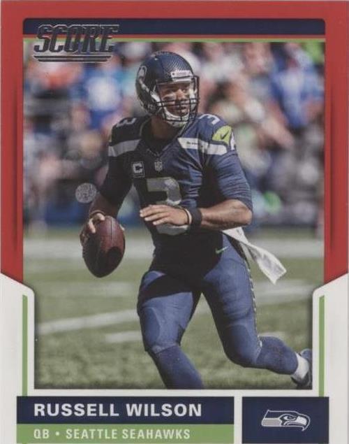 2017 Score - Russell Wilson #98 Red for sale online | eBay