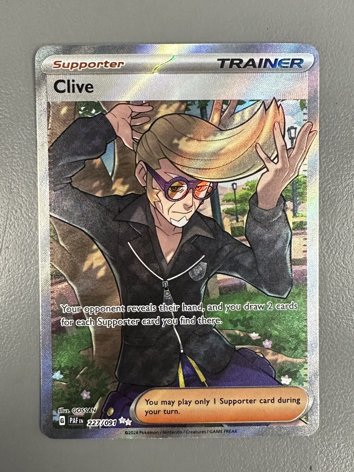 Pokemon TCG - Clive 227/091 - Paldean Fates - Secret Rare Full Art | eBay