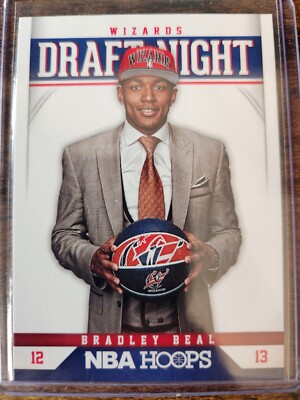 2012-13 NBA Hoops Draft Night Bradley Beal Rookie RC #3 Washington ...