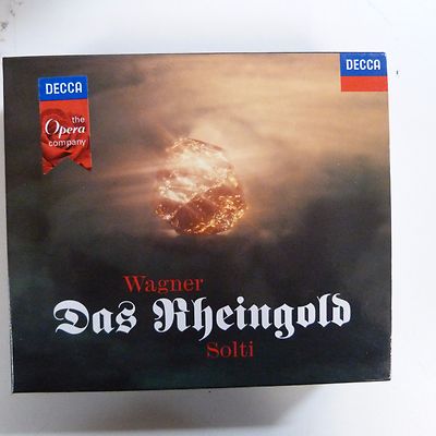 CD WAGNER Das Rheingold, George Solti, Wiener Phil, Decca, 2 CDs plus ...