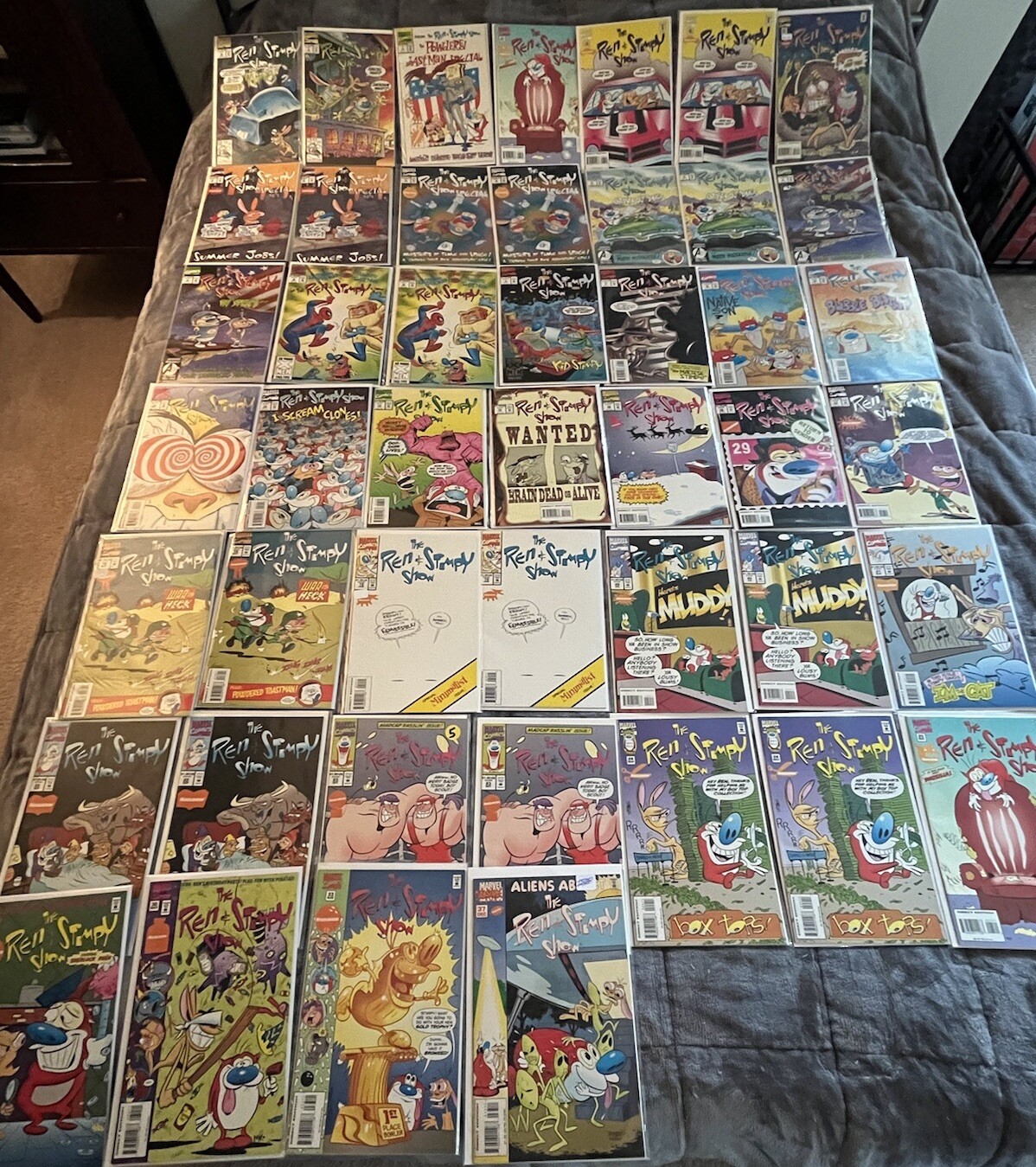 Vintage Ren And Stimpy Comics Lot, Mixed Lot Of 46, See Photos, Good ...