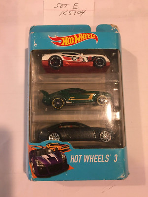 Lot E Hot Wheels 3 Pack Hot Wheels Cars 1/64 Scale Sealed K5904 | eBay