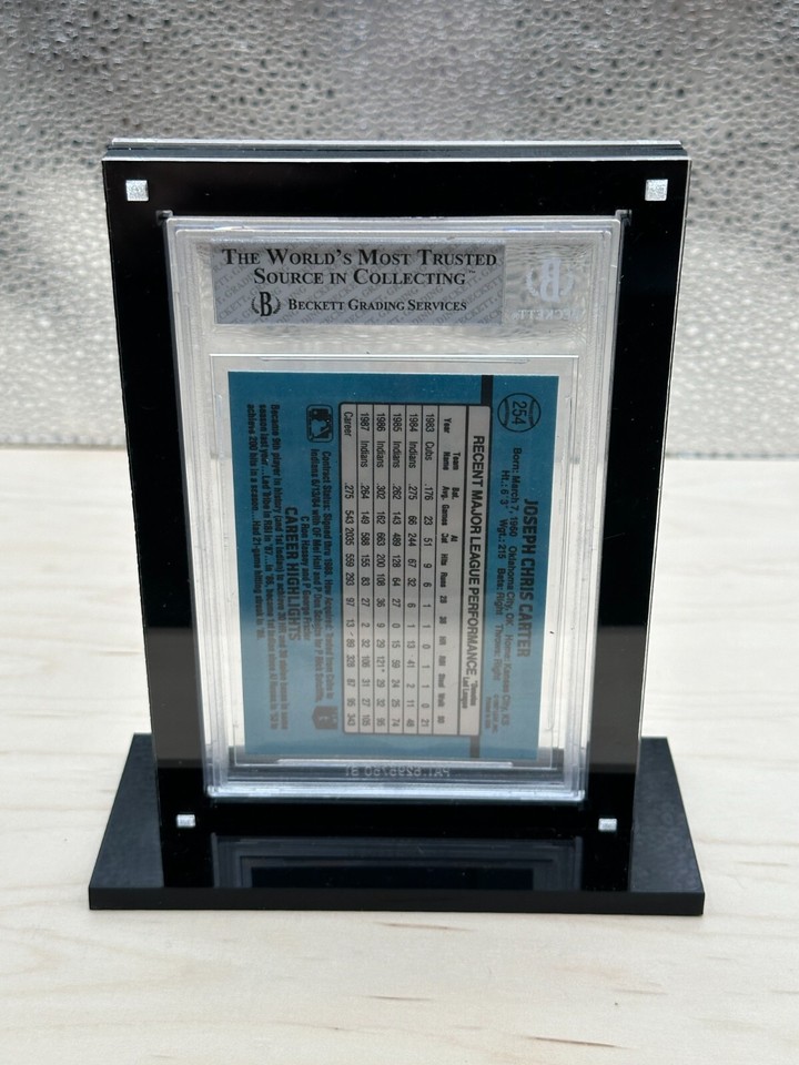Sports Trading Card Beckett BGS Slab Graded Magnetic Holder Case W ...