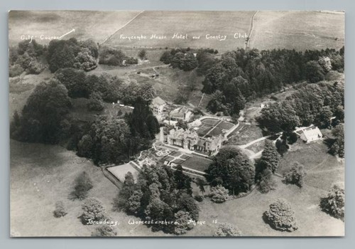 Broadway & Farncombe House Hotel COTSWOLDS Vintage Aerial RPPC Real ...