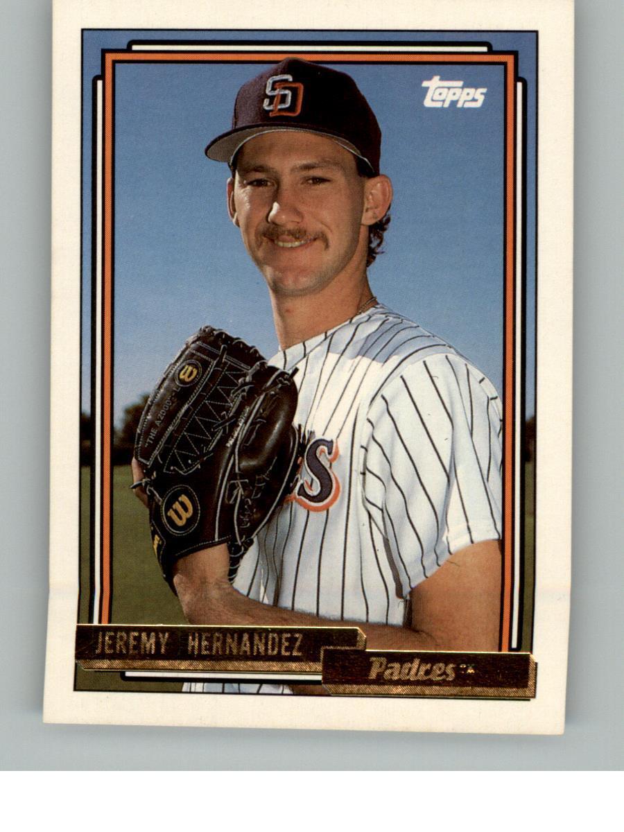 1992 Topps Jeremy Hernandez 211 San Diego Padres Gold | eBay