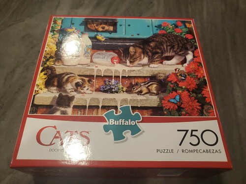 Cats Steve Read Doorstep Raiders 750 Puzzle Brand New Buffalo Games ...