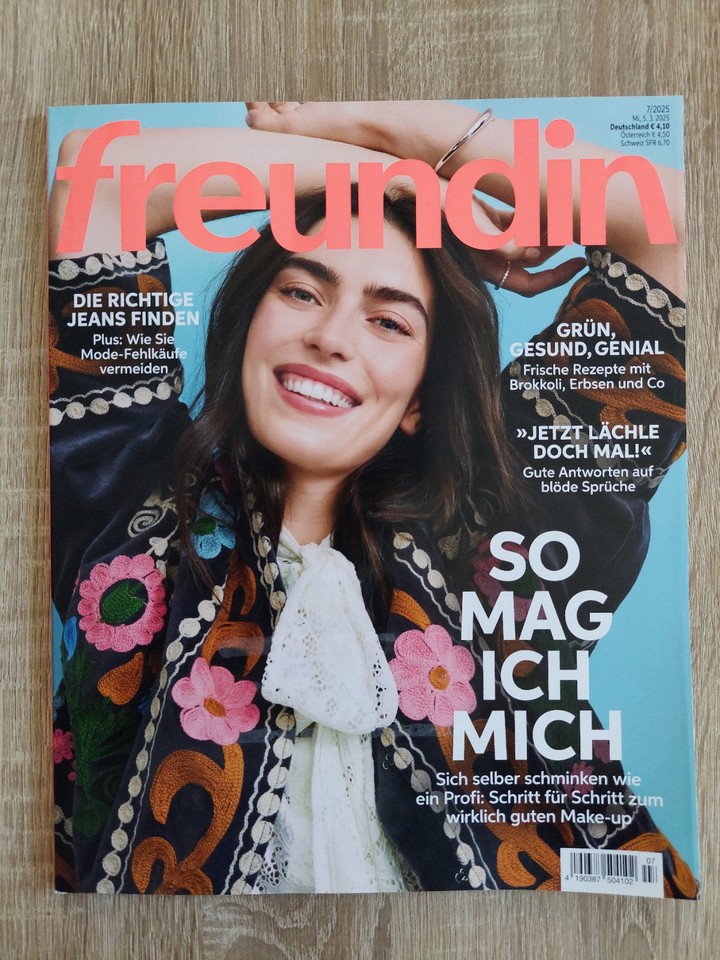 # freundin Magazin # 07/2025 v. 05. März 2025 NEUER VK HEFTPREIS 4,10 € !! | eBay