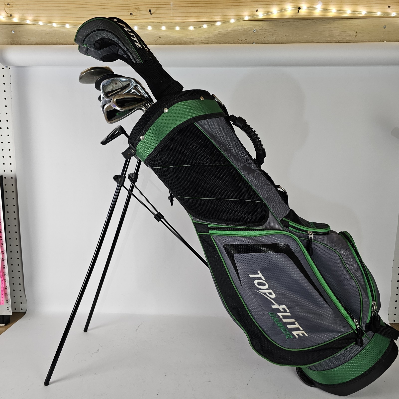 Golf Set TOP FLITE GAMER black Green 10 Clubs RIGHT Hand Mint | eBay