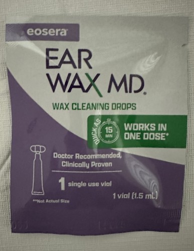 EOSERA Ear Wax Md Wax Cleaning Drops 20 Vials 1.5 mL FREE SHIPPING | eBay