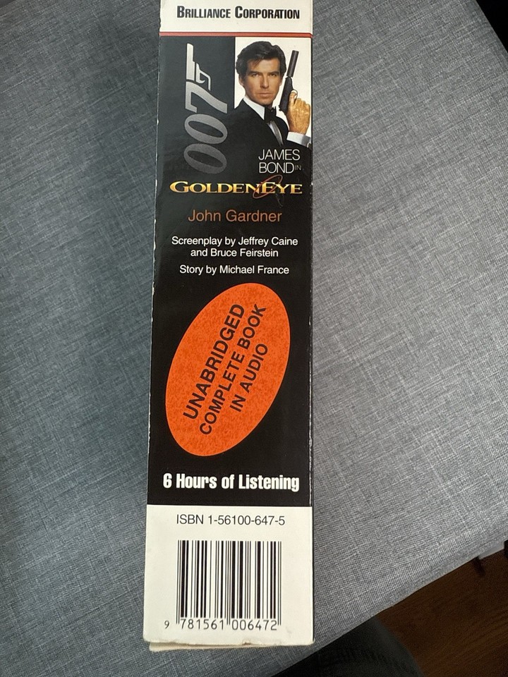 James Bond In Goldeneye -007 Cassette Book On Tape By John Gardner | eBay