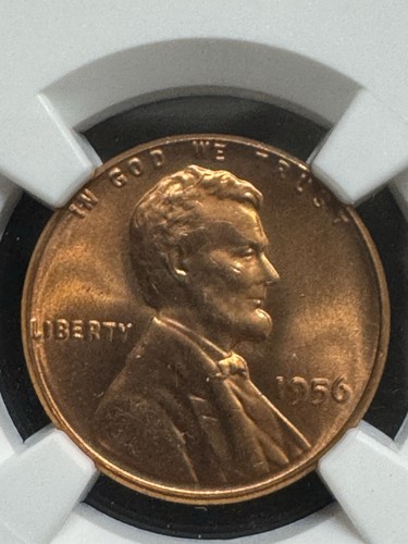 1956 Lincoln Cent, NGC MS66RD, Tough In High Grade, Free Shipping | eBay