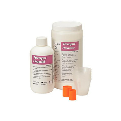 Lang Dental 1023-CLR Tempo Reline Professional Package Powder & Liquid ...