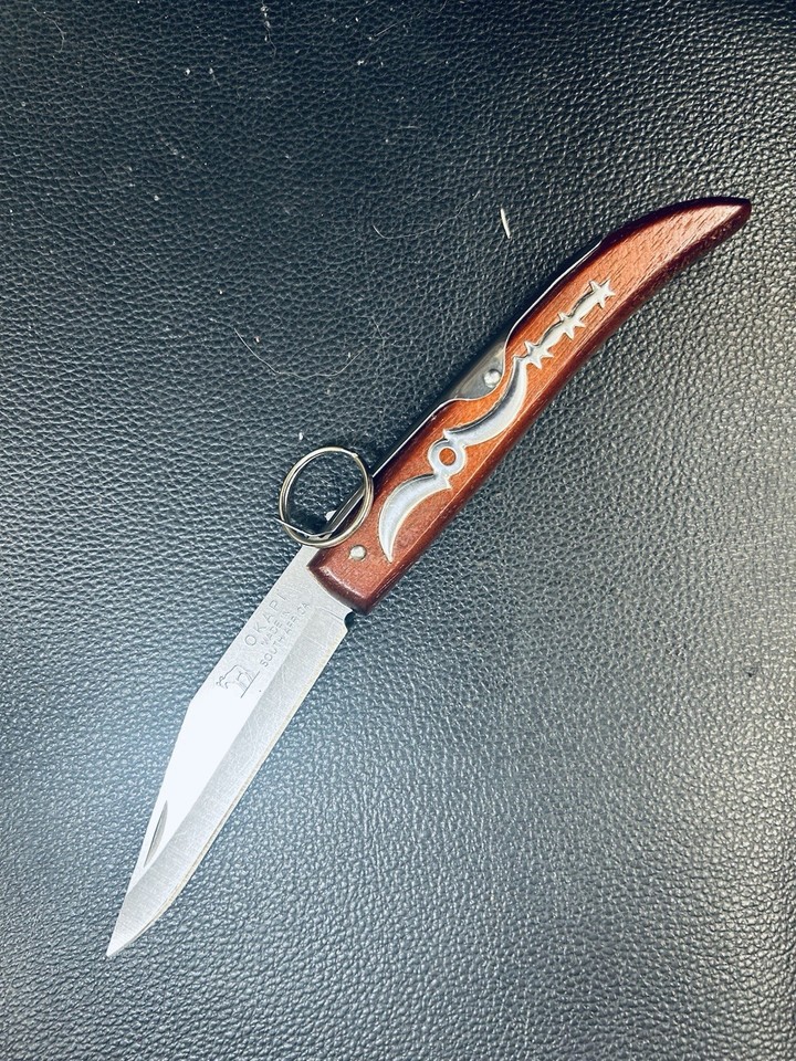 Okapi LOCK RING Knife South Africa Carbon Steel 4in blade | eBay