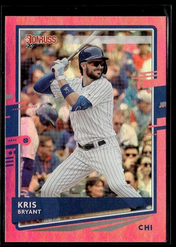 2020 Donruss Holo Pink Kris Bryant Chicago Cubs #180 | eBay