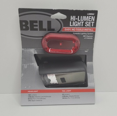 Bell Sports Lumina Hi-Lumen Light Set, Tail light, HeadLight Bicycle ...