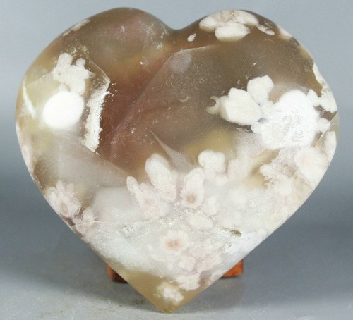 Cherry agate heart crystal ! NATURAL CARNELIAN CRYSTAL HEART QUARTZ ...