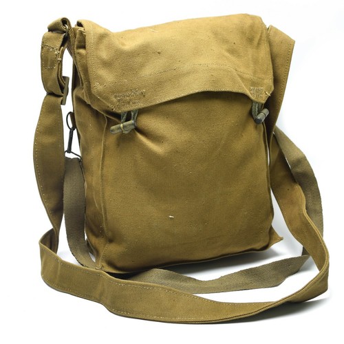 Genuine Czech army haversack canvas khaki pack military side shoulder ...