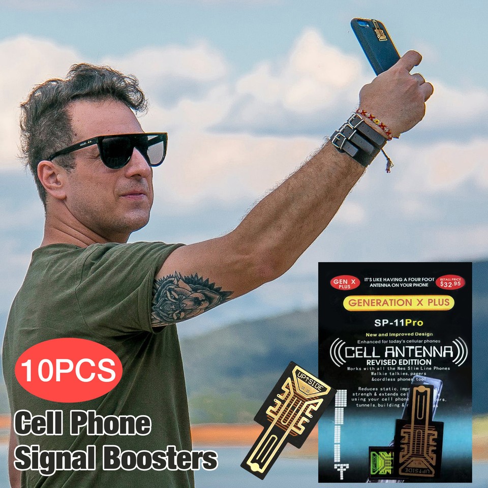 10 Internal Antenna Signal Reception Booster for iPhone/Android Cell ...