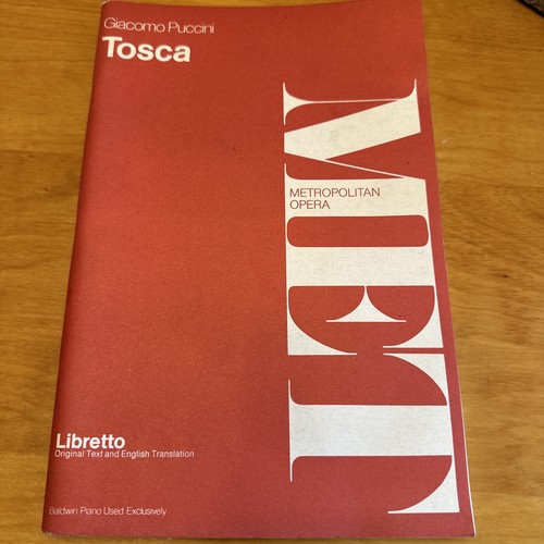 Tosca - Libretto | eBay