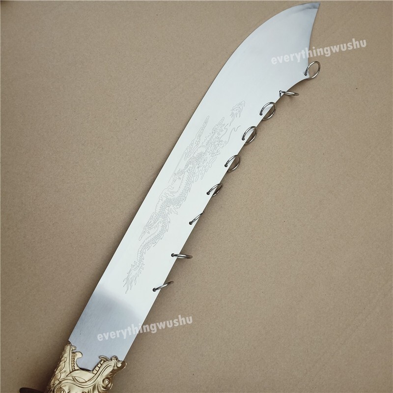 BaGua Dao Wushu BroadSwords Chinese Two Handed Swords with Nine Rings ...