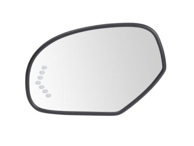 TRQ 24SC76P Left Door Mirror Glass Fits 2007-2014 Cadillac Escalade ESV ...