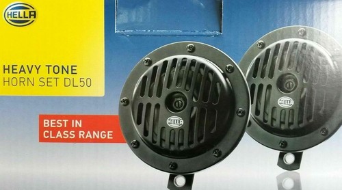 Horn Set DL50 Super Classic Genuine Hella Heavy Tone Rare Black | eBay