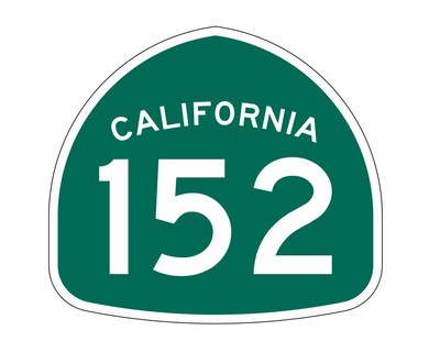 California State Route 152 Sticker Decal R1223 Highway Sign | eBay
