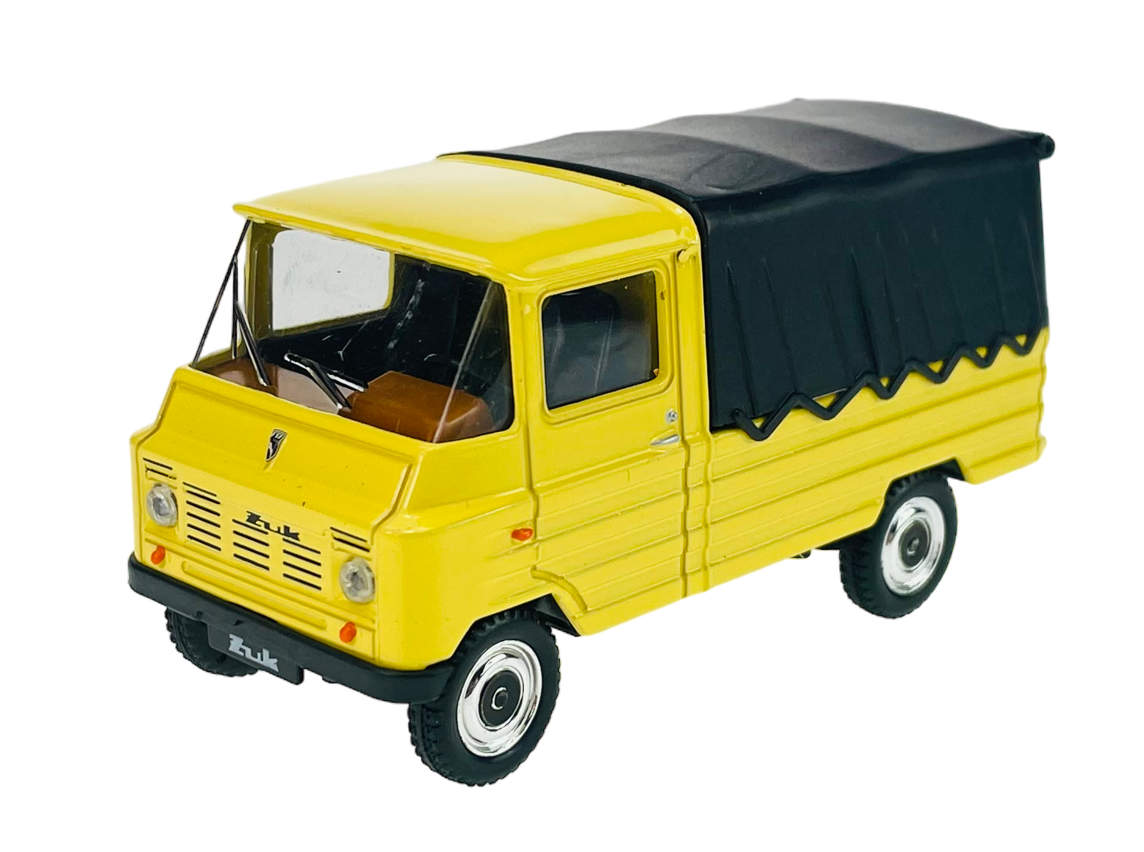 FSC ŻUK YELLOW 1:43 POLISH CLASSIC DIE CAST METAL MODEL NEW IN BOX ZUK ...